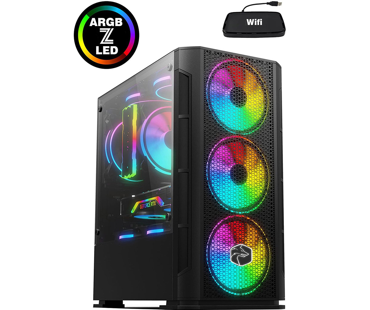 Zeiron Hyper X7 Ryzen 5 3600 16gb 256gb M.2+1tb Rtx3050 8gb Oyuncu ...