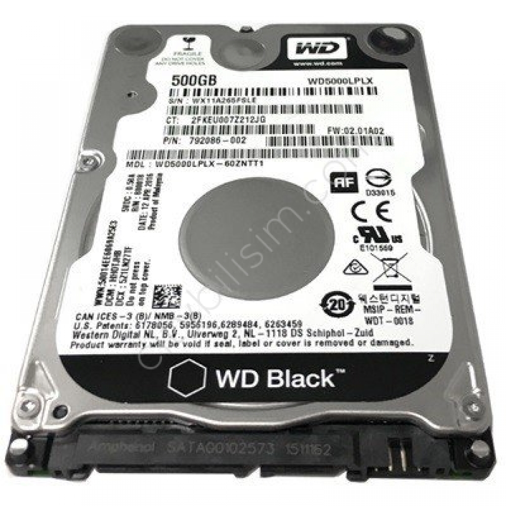 WD Black WD5000LPLX 500GB 2.5 WD Black WD5000LPLX 500GB 2.5